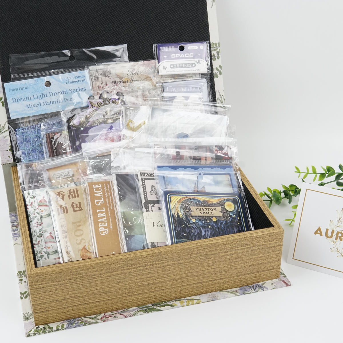 mystery paper box(20 packs materia paper +1 deco-box) – AuriicLeaf